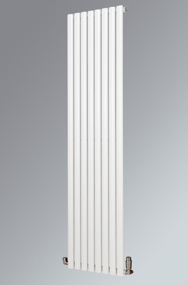 Ximax Fortuna 1800mm x 590mm 4218BTU White Vertical Designer Radiator ...