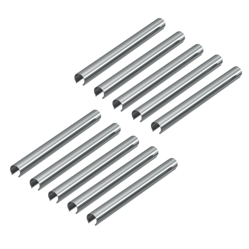 ETAL 15mm Pipe Covers Chrome 10 Pack - Screwfix