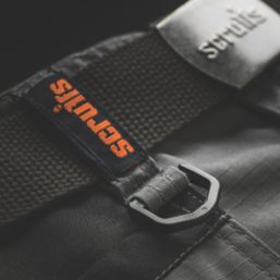 Scruffs Trade Flex Holster Work Shorts Black 38" W - Screwfix