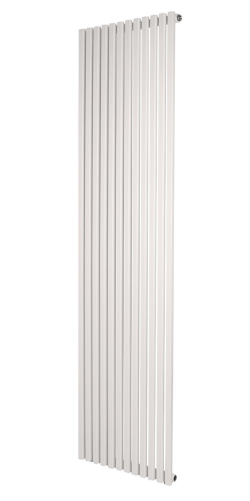 Towelrads Oxfordshire 1800mm x 465mm 3057BTU White Vertical Designer ...
