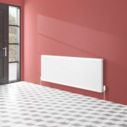 Flomasta 600mm x 1400mm 6384BTU White Type 21 Convector Radiator - Screwfix