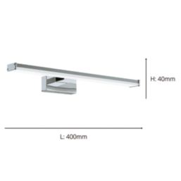 Eglo Pandella 1 40mm LED Bathroom Mirror Light Chrome/Silver 7.4W 900lm ...