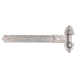 GateMate Matt Silver Straight Heavy Reversible Hinges 155mm x 18" x ...