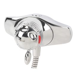 Mira Excel EV Rear-Fed Exposed Chrome Thermostatic Mixer Shower - Screwfix