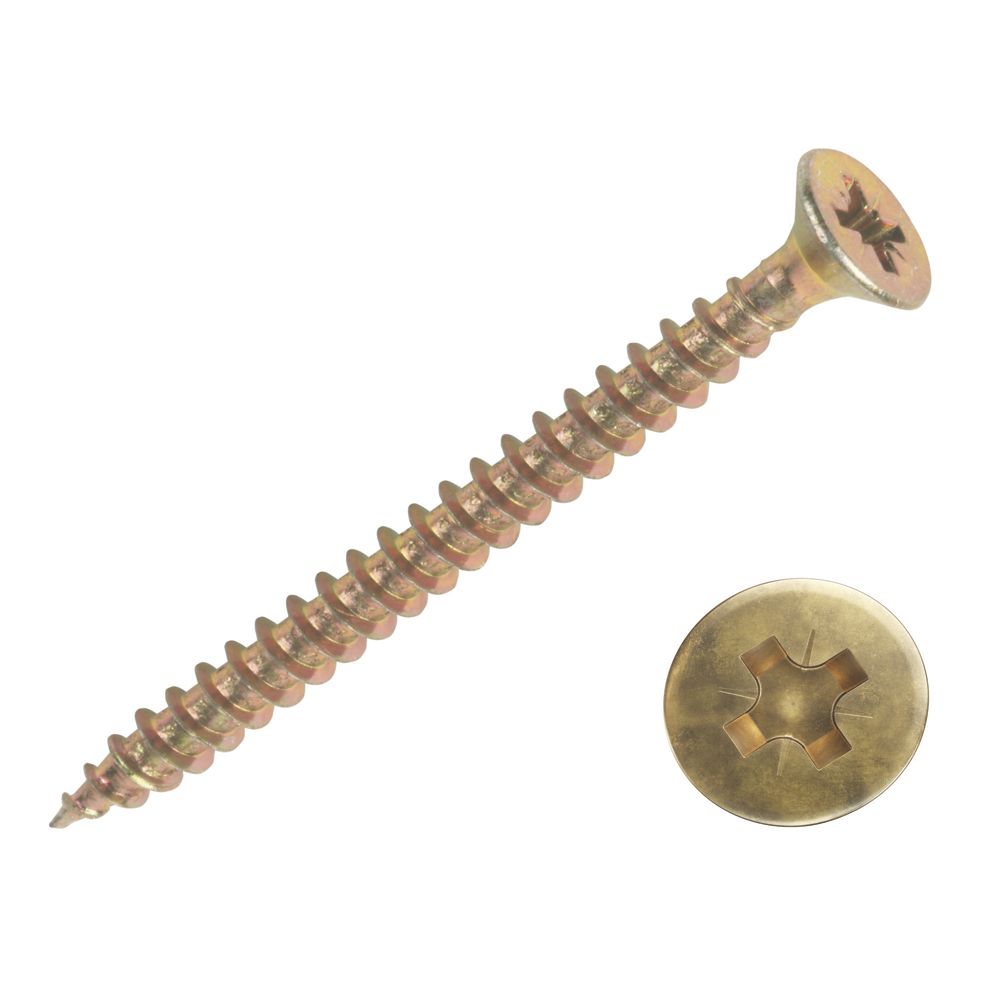 Goldscrew PZ Countersunk Woodscrews Expert Trade Case 2800 Pcs | Screws ...