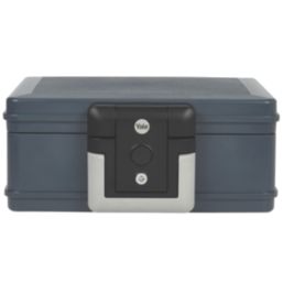 Yale 4Ltr Water-Resistant Fire Chest Small 354mm x 255mm x 145mm - Screwfix