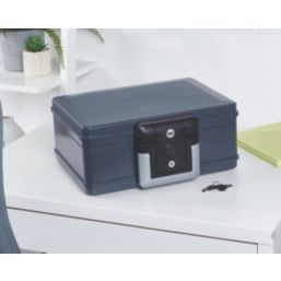 Yale 4Ltr Water-Resistant Fire Chest Small 354mm x 255mm x 145mm - Screwfix