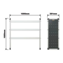 Van Guard Universal Trade Van Racking Unit (3 Straight Shelves) 1000mm ...