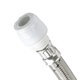 Hep2O Push-Fit Keyless Flexi Tap Connector 15mm x 15mm x 300mm 2 Pack ...