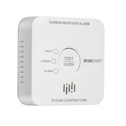 Firechief FCB05 Battery Standalone Carbon Monoxide Alarm - Screwfix