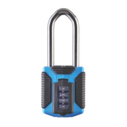 Squire CP50 2.5 ATLS Weatherproof Long Shackle Combination Padlock Blue ...