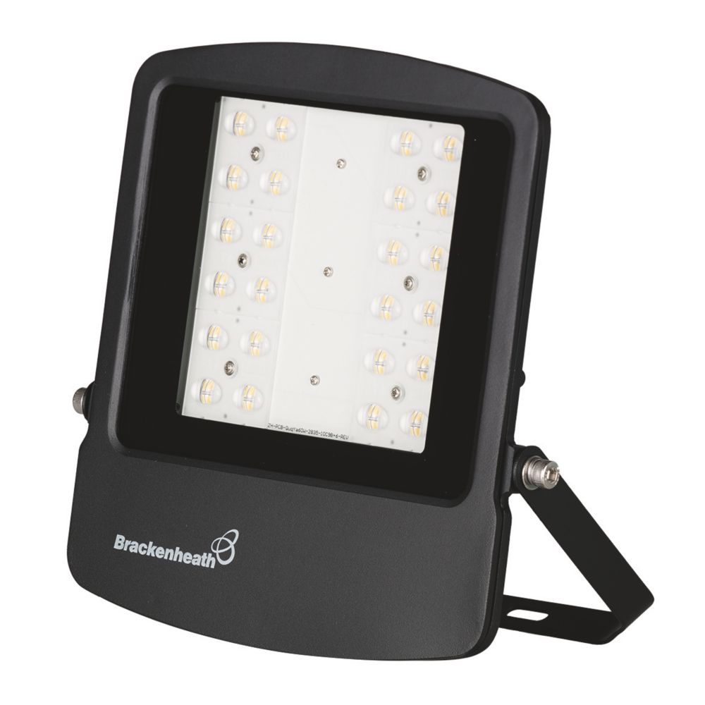 Brackenheath Rex Indoor & Outdoor LED Floodlight Black 50W 6000lm ...
