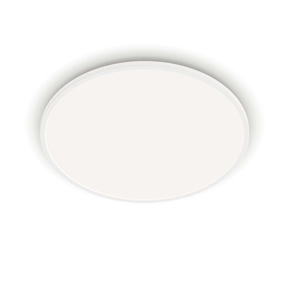 Philips SuperSlim LED Ceiling Light IP54 White 15W 1500lm - Screwfix