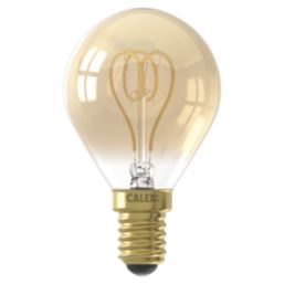 Calex Flex Gold E14 P45 LED Light Bulb 136lm 4W 6 Pack - Screwfix