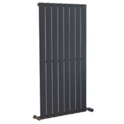 Ximax 1200mm x 595mm 2662BTU Anthracite Vertical Designer Radiator ...