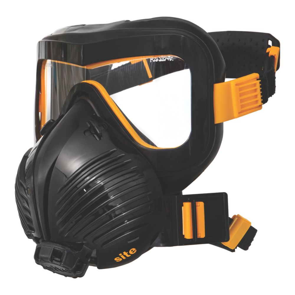 Site SRMG320 Half Mask & Reusable Goggles P3 - Screwfix