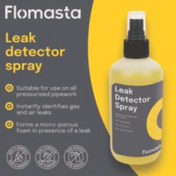 Flomasta Gas Leak Detector Spray 250ml - Screwfix