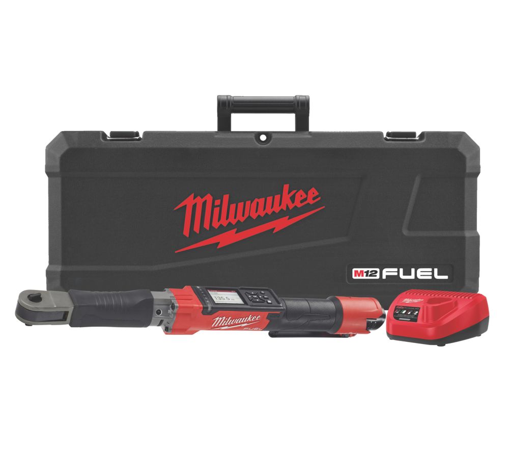 Milwaukee M12 ONEFTR38-201C FUEL 12V 1 x 2.0Ah Li-Ion RedLithium Brushless Cordless ONE-KEY 3/8 ...