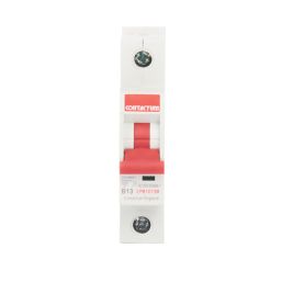 Contactum Defender 13A SP B Curve MCB - Screwfix