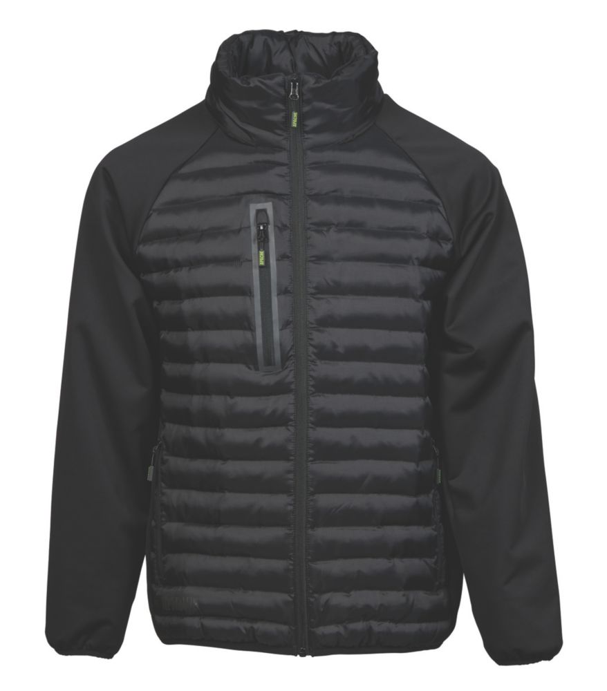 Apache Ashcroft Hybrid Jacket Black Medium 44" Chest - Screwfix