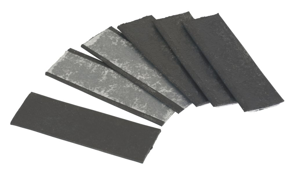 Flexifire Graphite Intumescent Hinge Pads 100mm 6 Pack - Screwfix