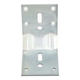 Essentials Angle Bracket Silver 100mm x 100mm x 55mm - Screwfix