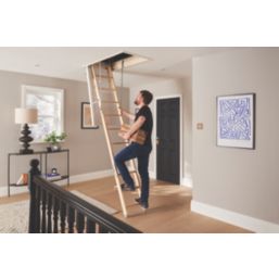 Werner Easi-Build Complete Timber 2.75m Loft Ladder Kit - Screwfix