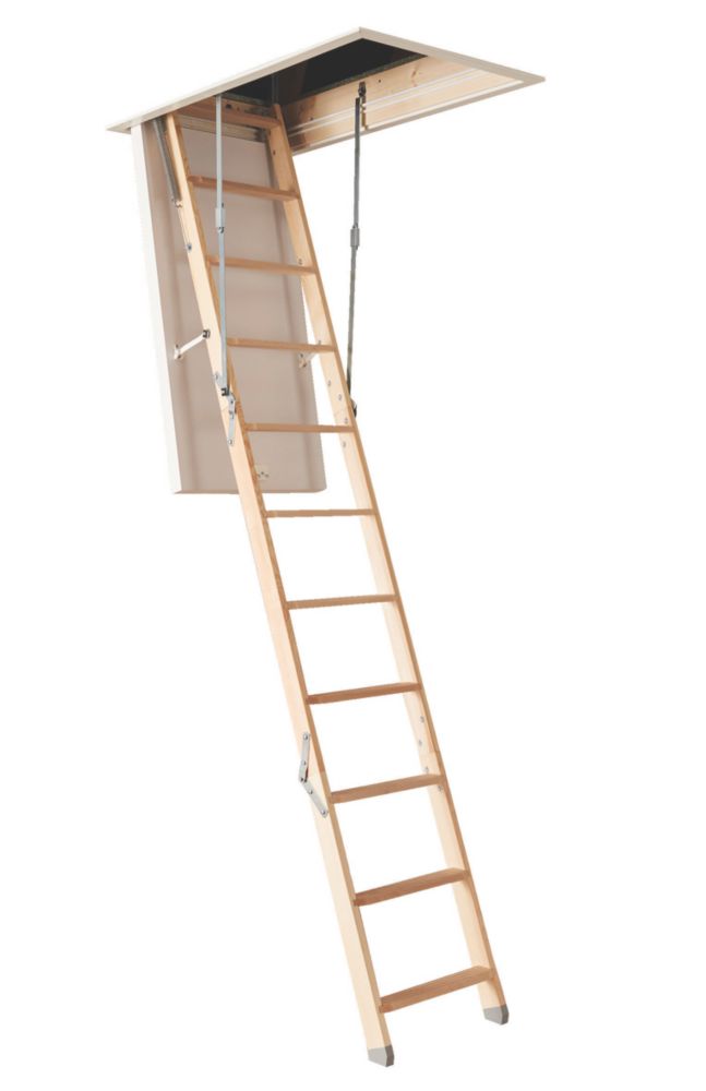 Werner Easi-Build Complete Timber 2.75m Loft Ladder Kit - Screwfix