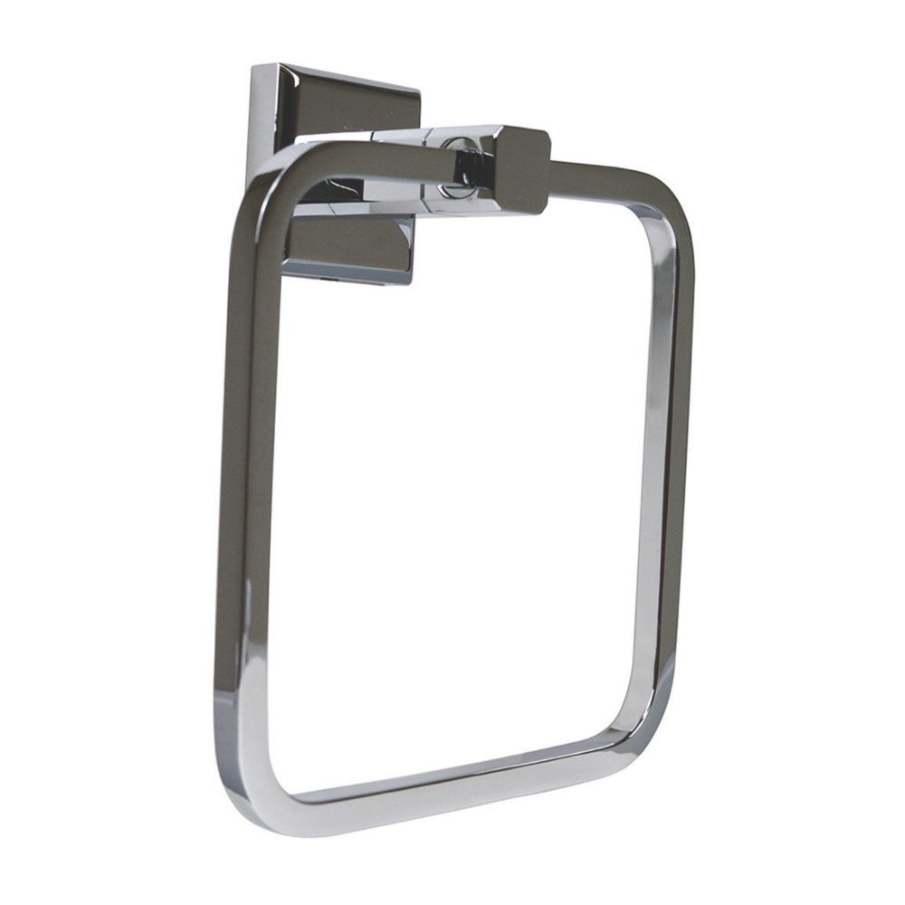 Aqualux Goodwood Towel Ring Chrome | Towel Holders | Screwfix.com