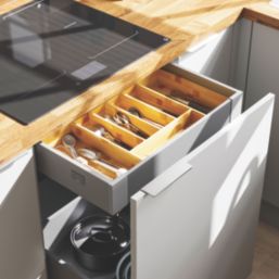 Essentials Soto Internal Drawer Front Matt Grey 600mm - Screwfix