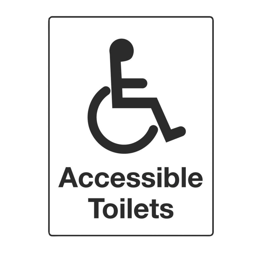 Toilet Signs | Toilet Signage | Screwfix.com