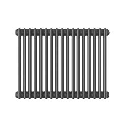 Acova 600mm x 812mm 3532BTU Anthracite Horizontal 3 Column Radiator ...