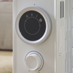 Blyss NY1507-24M 1500W Electric Portable Oil-Filled Radiator White ...