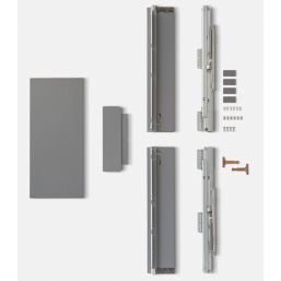 Essentials Soto Standard Drawer Box Matt Grey 300mm - Screwfix