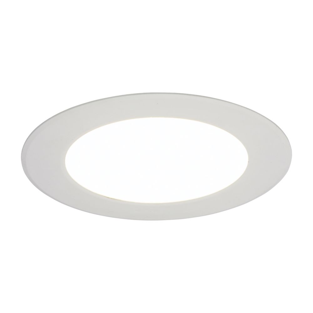 4lite Fixed LED Slim Downlights White 16W 1600lm 4 Pack - Screwfix