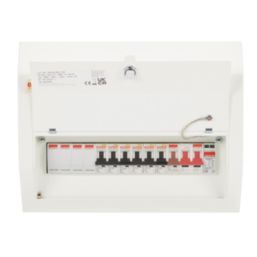 Contactum Defender 1.0 12-Module 6-Way Populated Main Switch Consumer ...