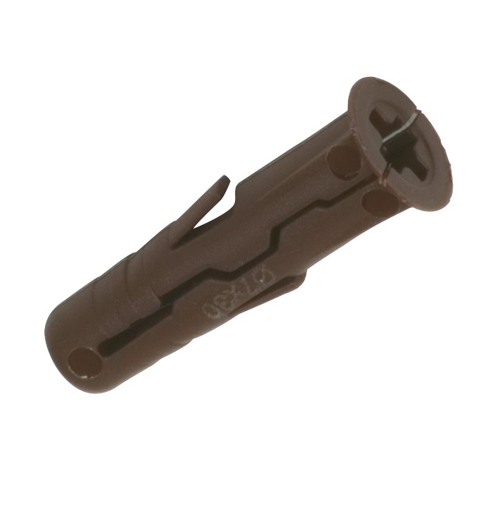 Rawlplug Uno Wall Plugs 7mm x 30mm 96 Pack - Screwfix