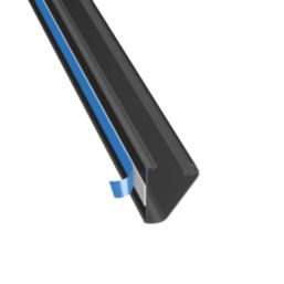 D-Line PVC Black TV Cable Cover 60mm x 15mm x 1m - Screwfix