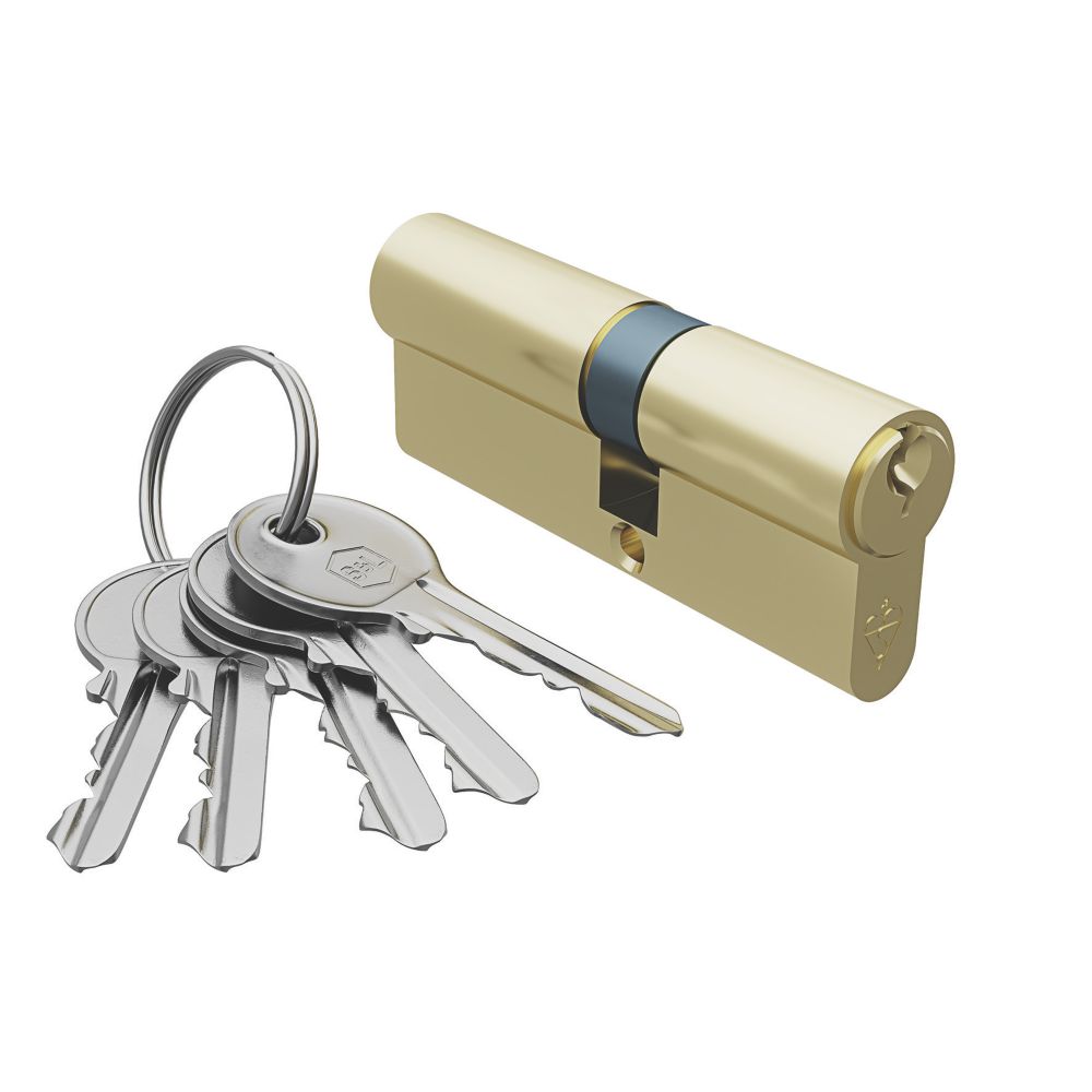 Smith & Locke Fire Rated 1 Star Double Double Cylinder Lock 35-45 (80mm ...