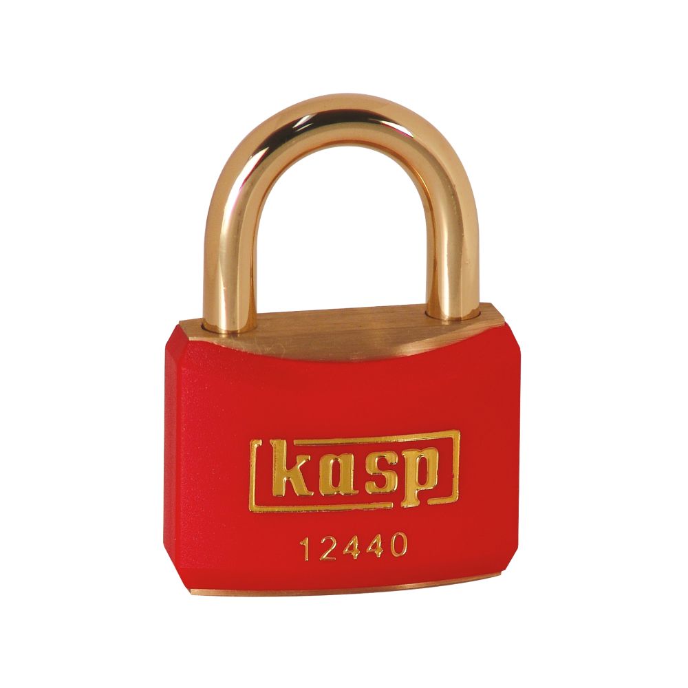 Kasp Lockout Padlock Red 20mm x 21mm - Screwfix
