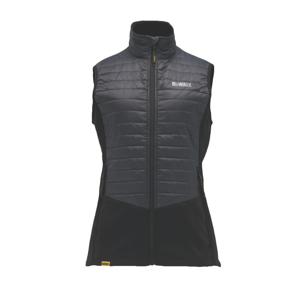 DEWALT Florence Womens Gilet Black Size 14 - Screwfix