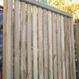 Forest Trellis Garden Screen 3' x 6' 5 Pack - Screwfix