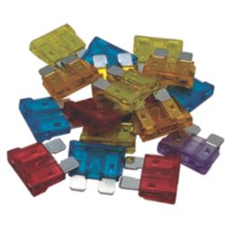 Pearl Consumables Assorted Standard Blade Auto Fuses 3-25A 20 Pieces ...