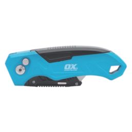 OX Pro Folding Heavy Duty Fixed Blade Knife - Screwfix