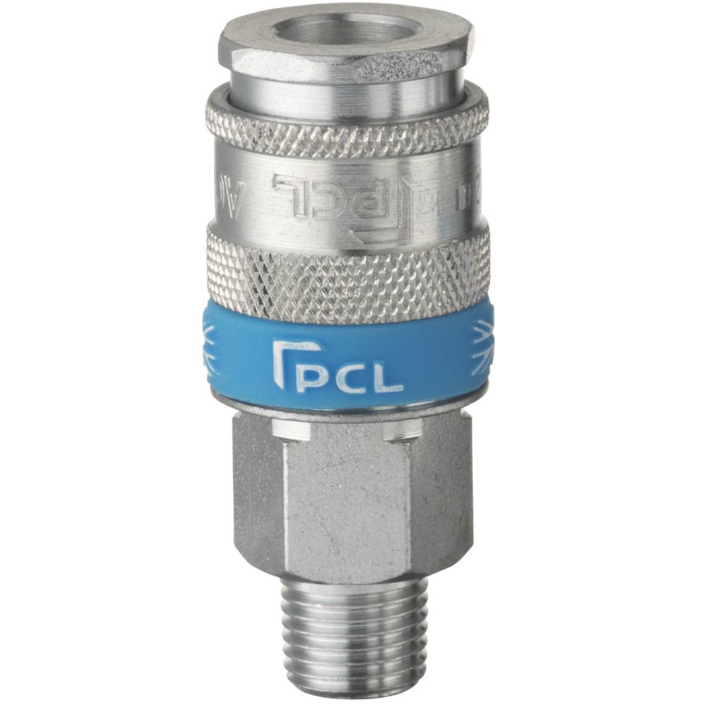 PCL AC71CM XF Male Coupling Socket 1/4" - Screwfix