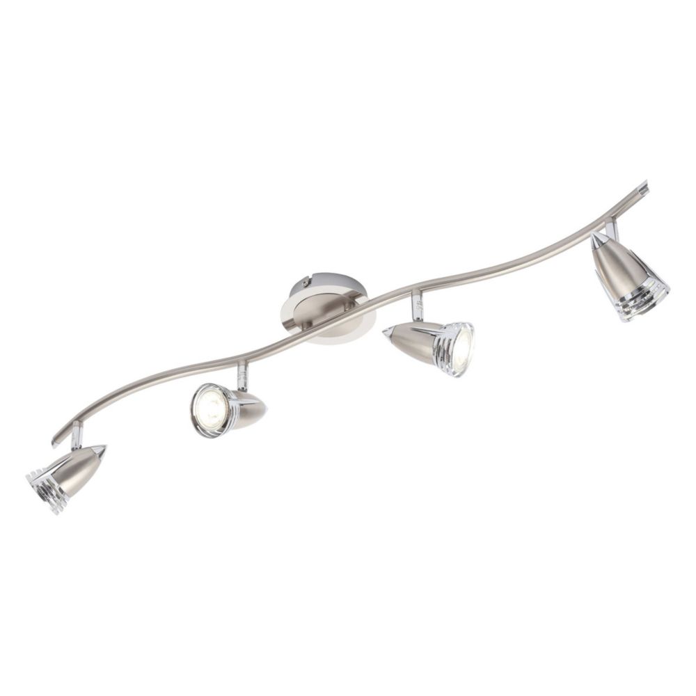 Inlight Elara Linear Light Fitting Satin Nickel - Screwfix