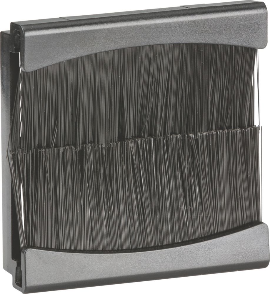 Knightsbridge Modular Brush Flex Outlet Black - Screwfix