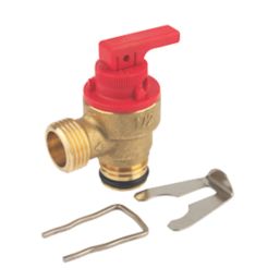 Vaillant 178985 3Bar Pressure Relief Valve - Screwfix