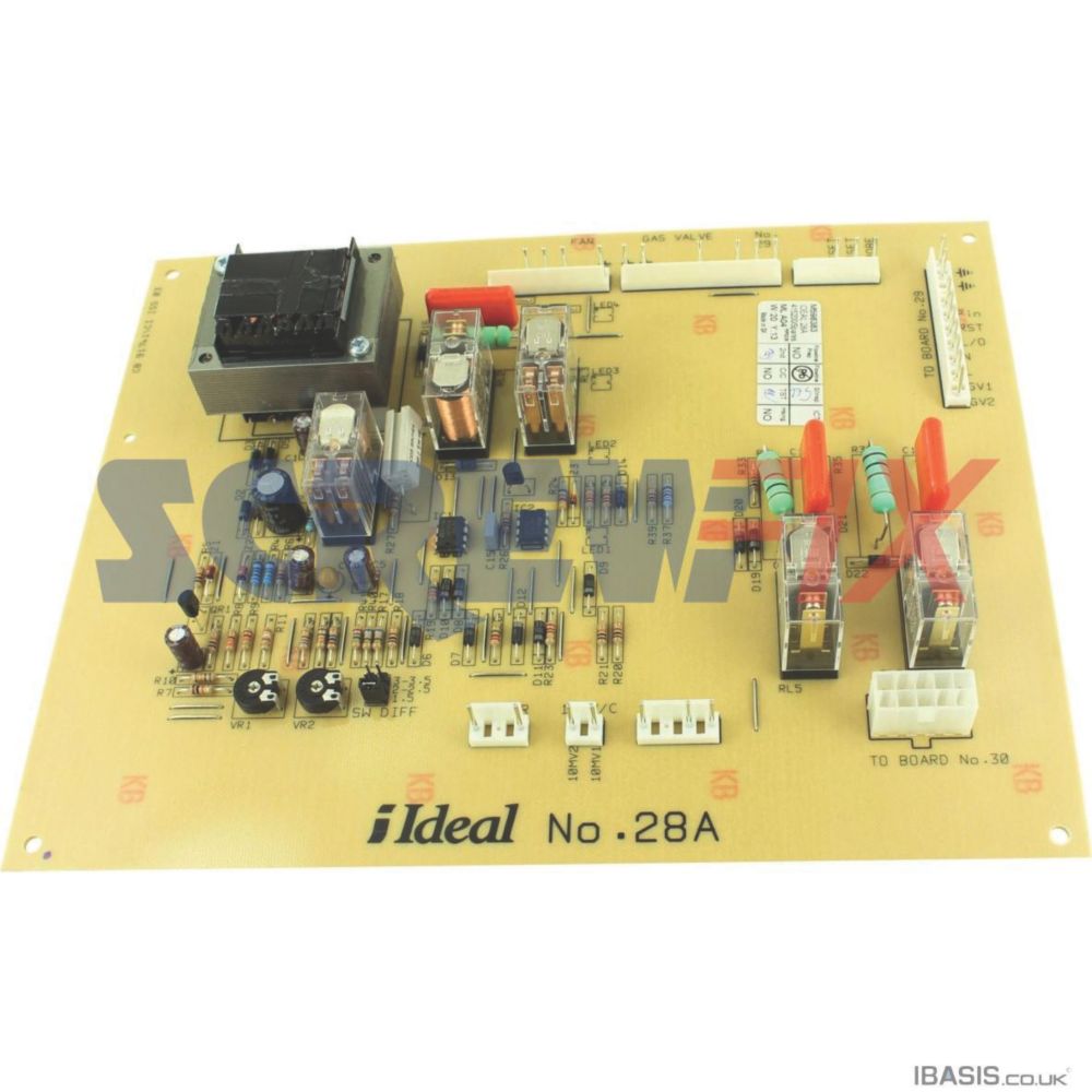 Ideal Heating 060570 28 Board 415200 Printed Circuit Board - Screwfix