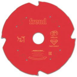 Freud F03FS10097 Fibre Cement Circular Saw Blade 190mm x 30mm 4T - Screwfix